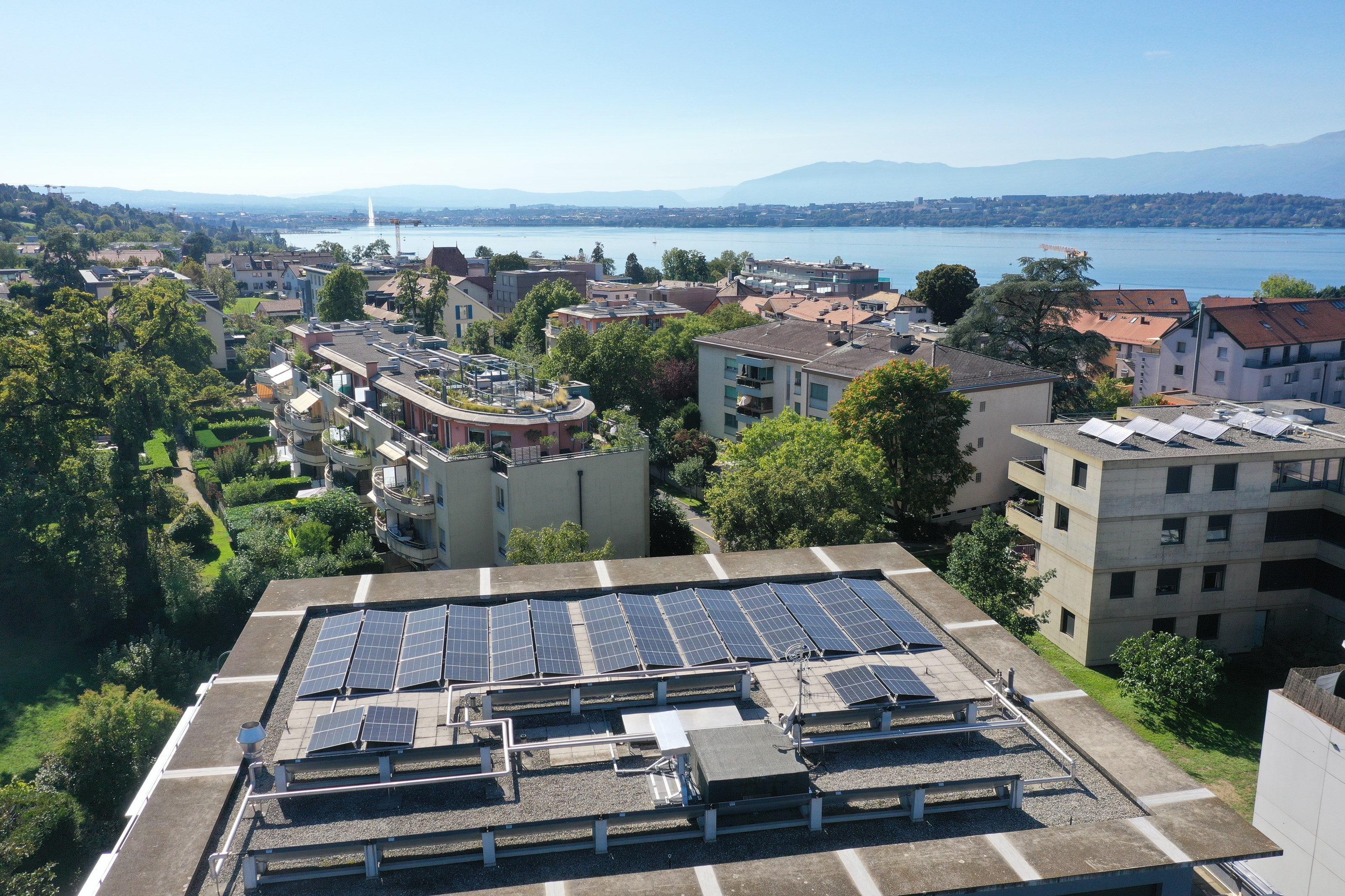 L'énergie solaire au service d'un immeuble résidentiel au coeur de Vézenaz - tera solar